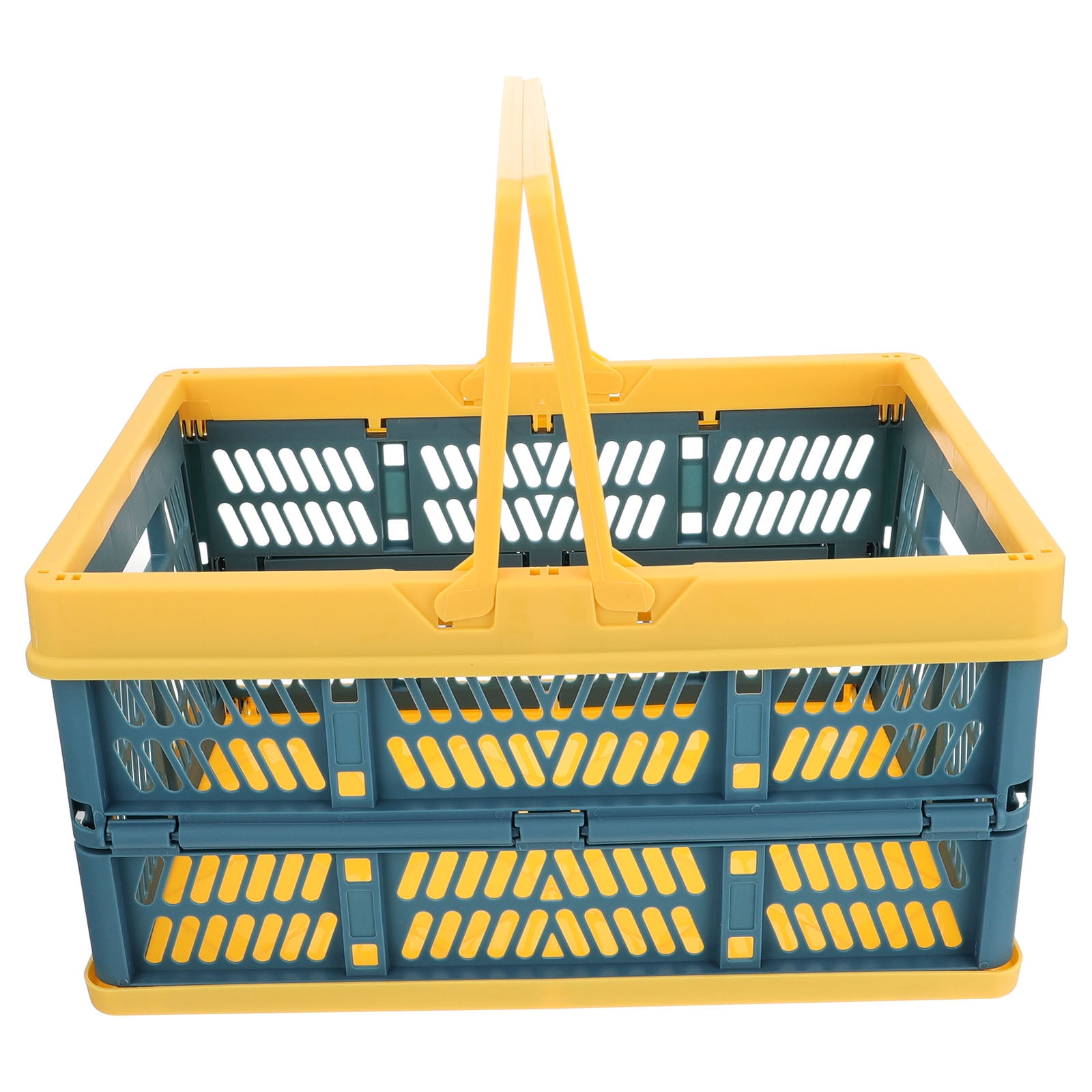 ROSENICE Plastic Folding Basket Fruit Folding Basket Vegetable Storage ...