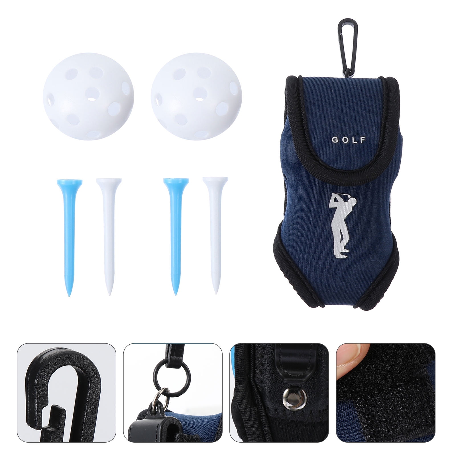 ROSENICE Portable Pouch For Tees Compact Design Holds Balls Tees ...