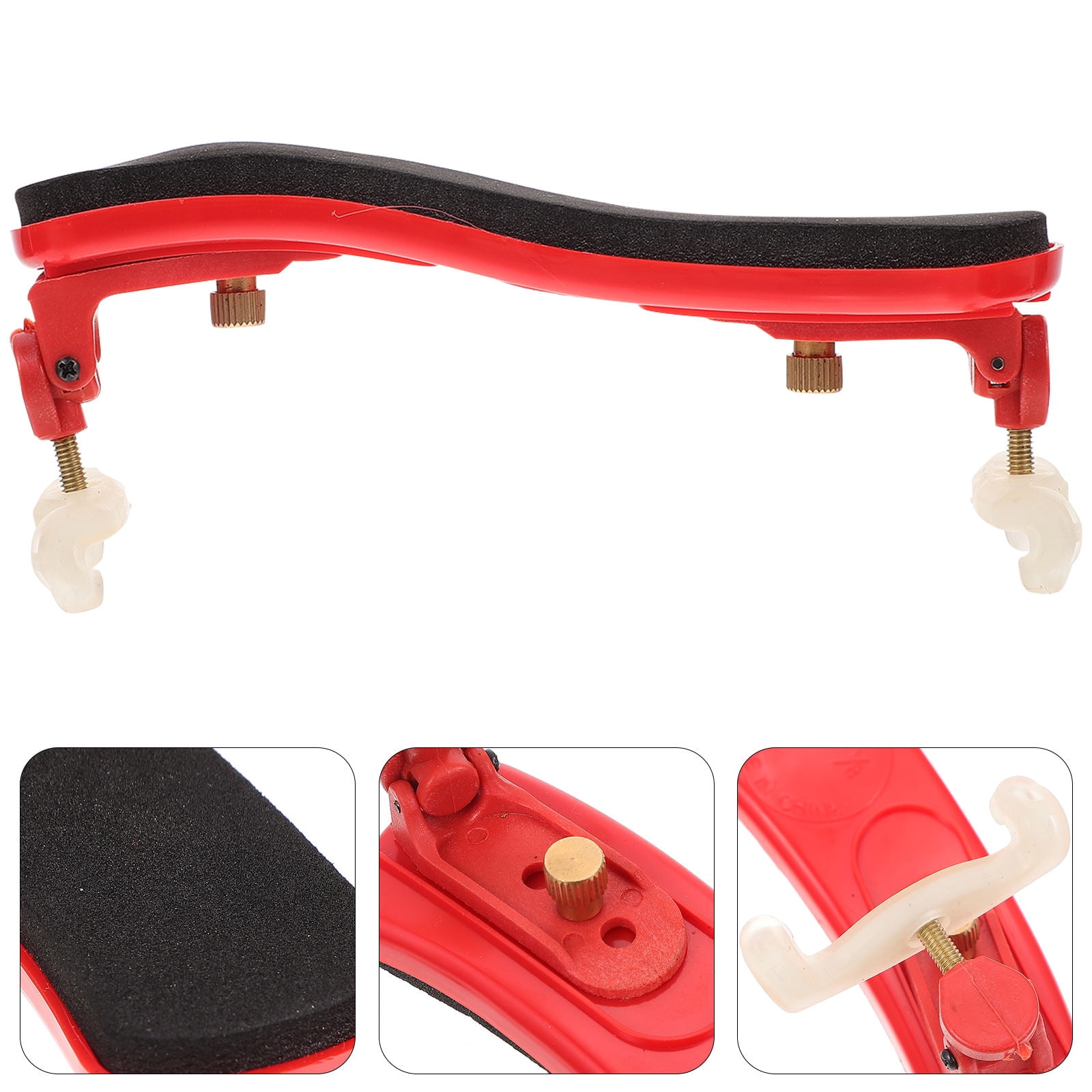 ROSENICE Shoulder Strap Pads for Violin Red 1Pc 5.7x2x1.8In - Walmart.com