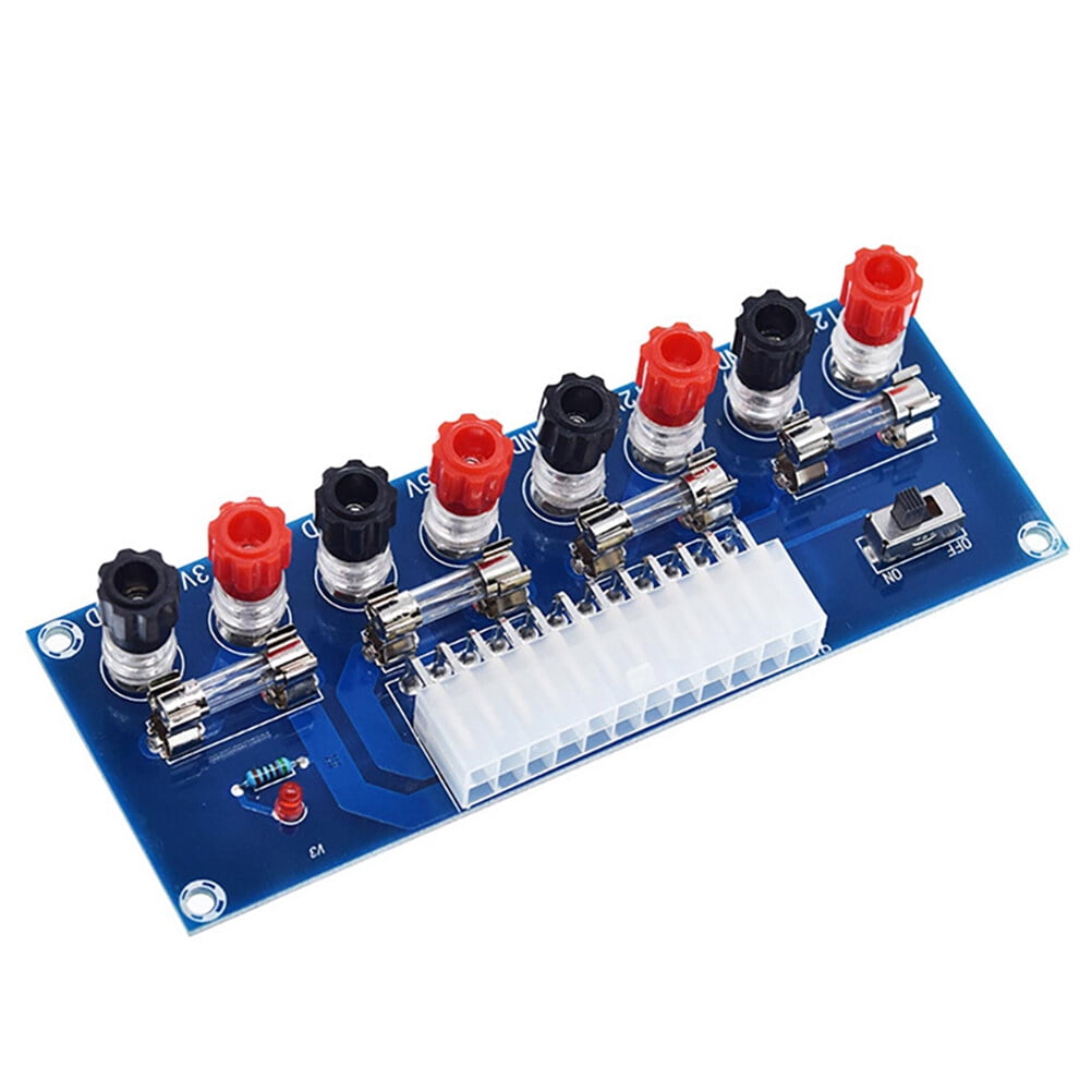 ROSENICE Power Supply Circuit Outlet Module 24-pin ATX Transfer Board ...