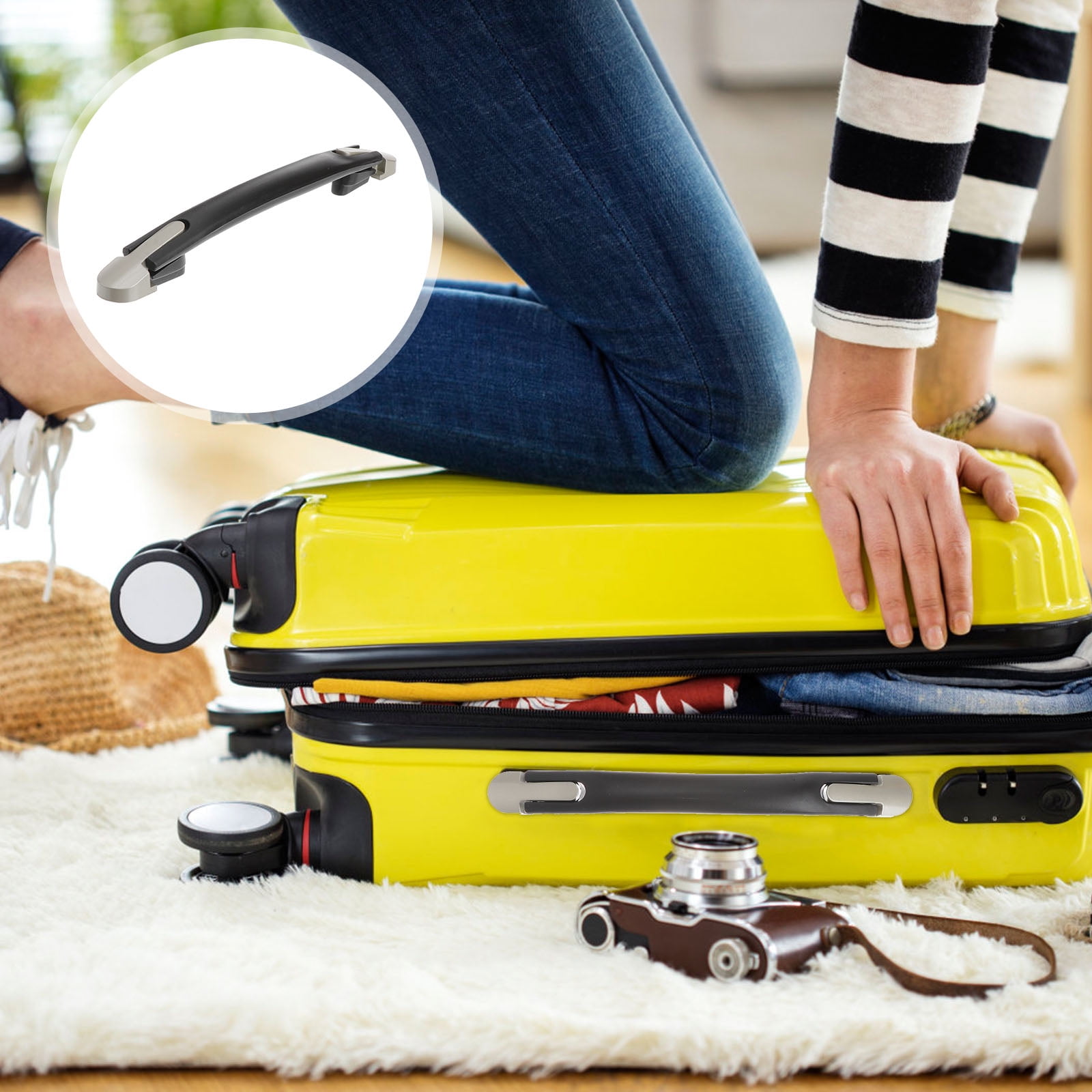 ROSENICE Replacement Suitcase Handle Travel Luggage Handle Strap ...