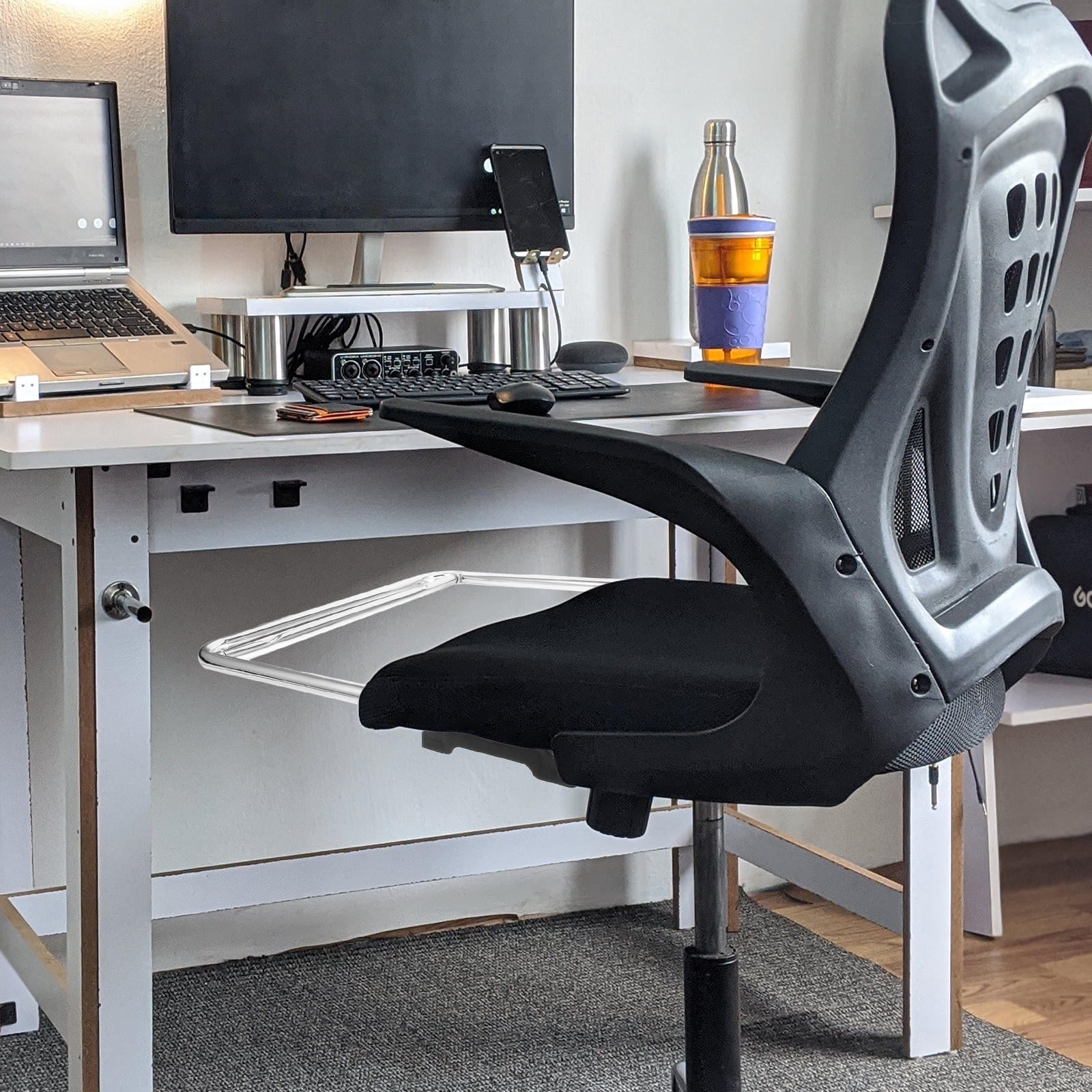 ROSENICE Rest Ergonomic Foot Pedal Telescopic Frame Leg for Work ...