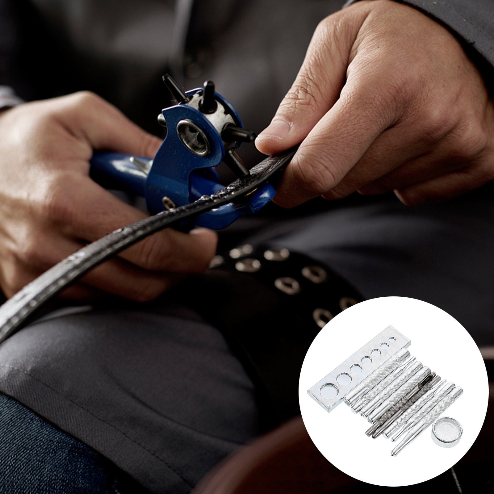 ROSENICE Rivet Press 11Pcs Set Snap Fastener Kit for Diy Clothing Bags ...