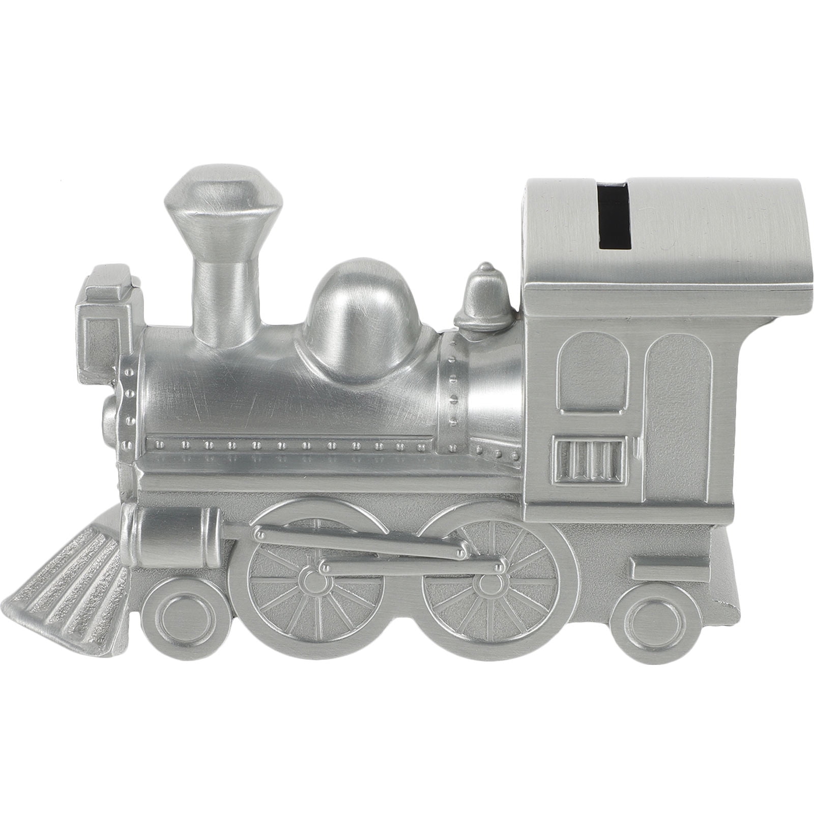 ROSENICE Steam Train Shaped Coin Bank Money Box Piggy Bank Metallic ...