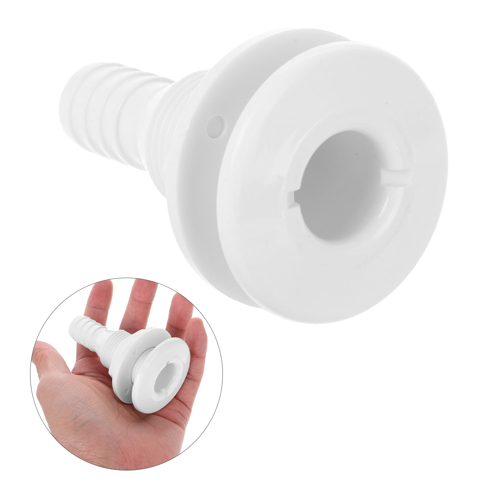 ROSENICE Thru-Hull Connector for Boats Marine RV Drain Durable Yacht ...