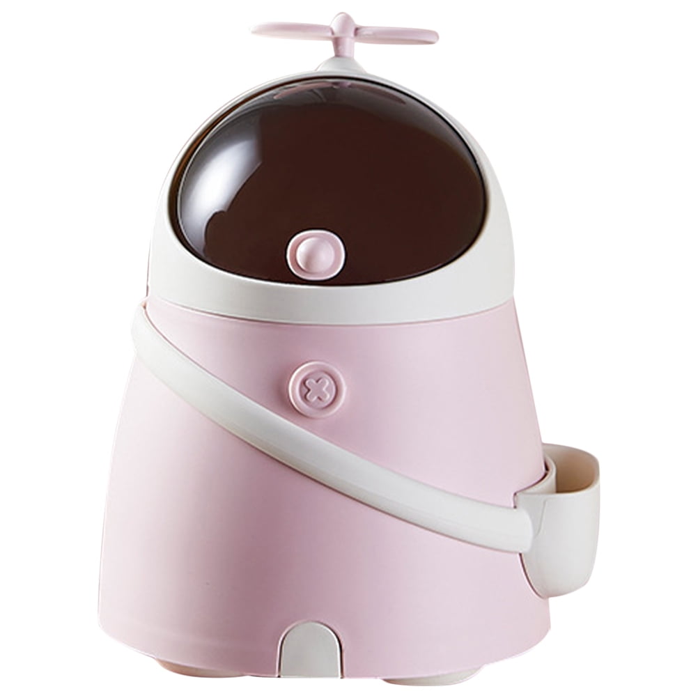 ROSENICE Trash Bin Mini Wastebasket Trash Can Astronaut Figurine Waste ...