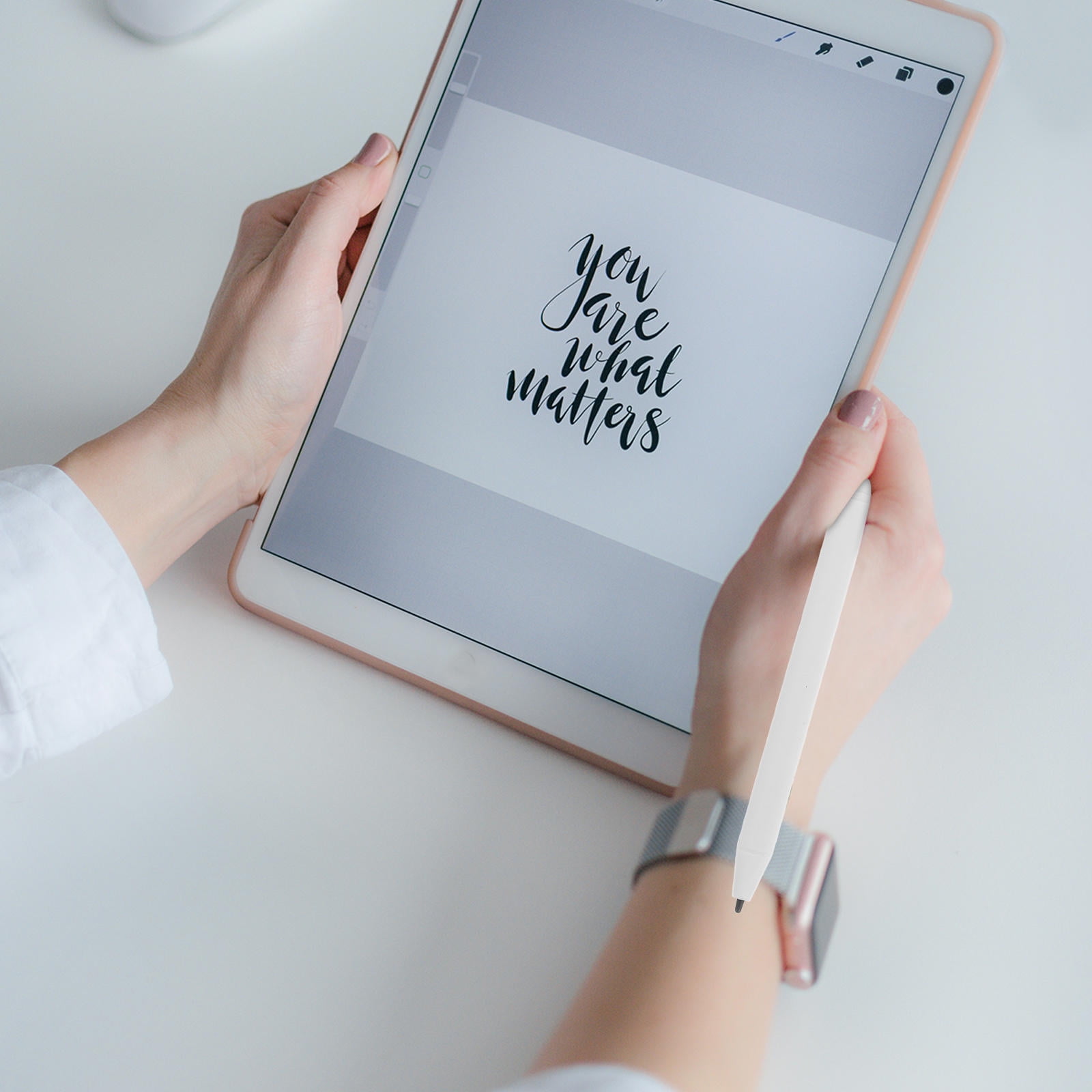 ROSENICE Universal Stylus Pen Set 4Pcs for LCD Writing Tablets with ...