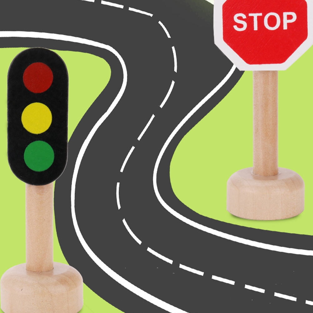 ROSENICE Vehicles Traffic Signs Assorted Color Traffic Indication Early ...