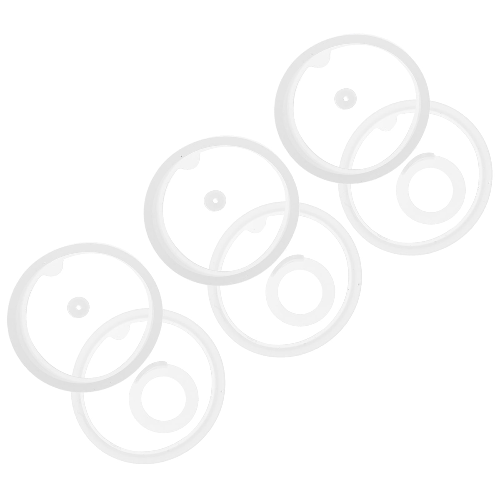 ROSENICE Water Bottle Seal Ring 12Pcs White Silicone Sealing For Water ...