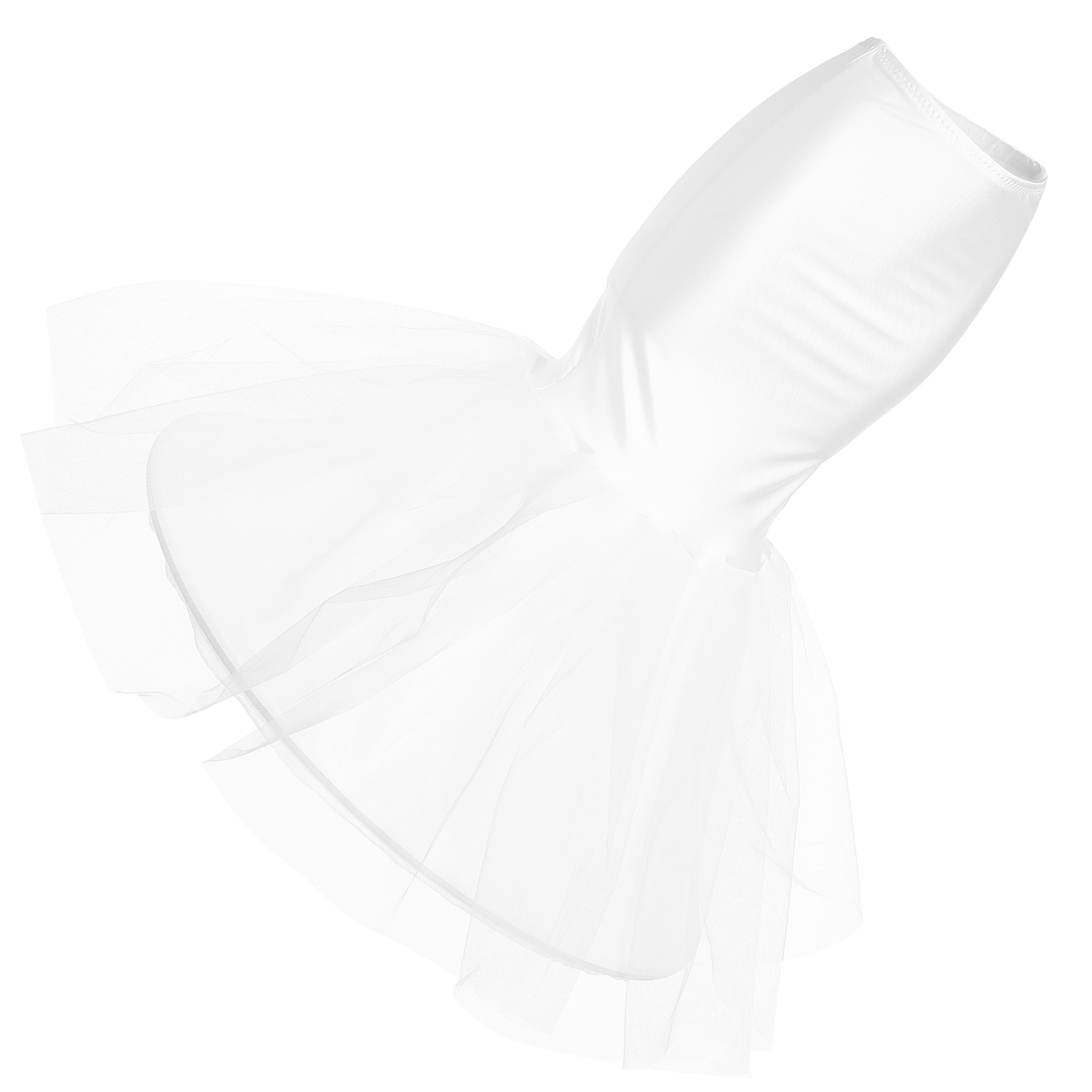 ROSENICE White Fishtail Mermaid Wedding Dress Bridal Petticoat Slips ...