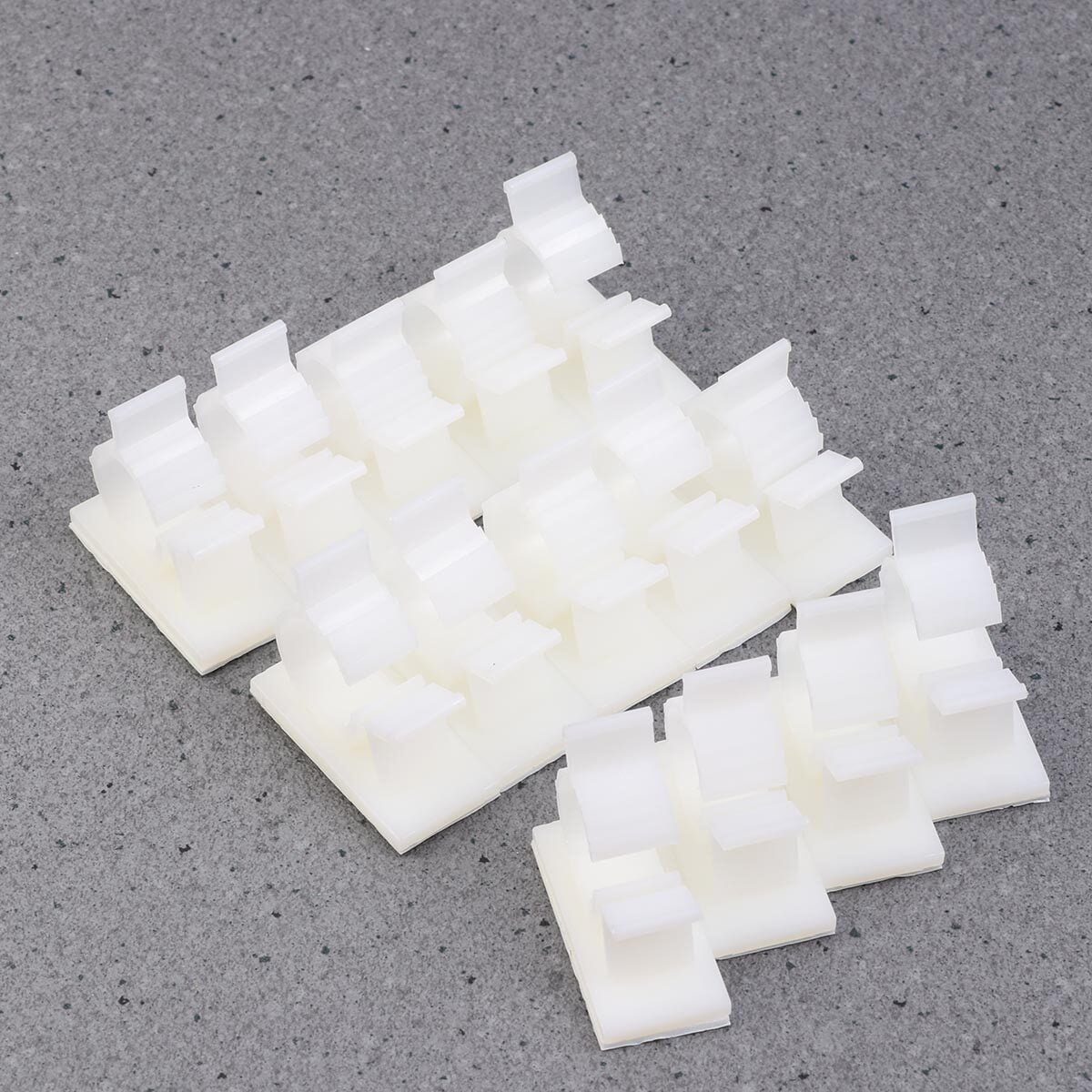 ROSENICE Wire Management Clips White Plastic For Desk Organization 1 ...