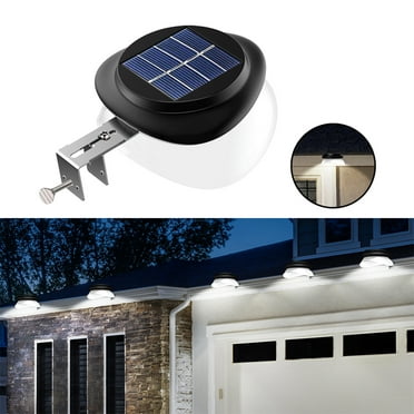AGPtek Solar Lights,2-PACK 8 LED Bright Solar Powered Security Lights ...