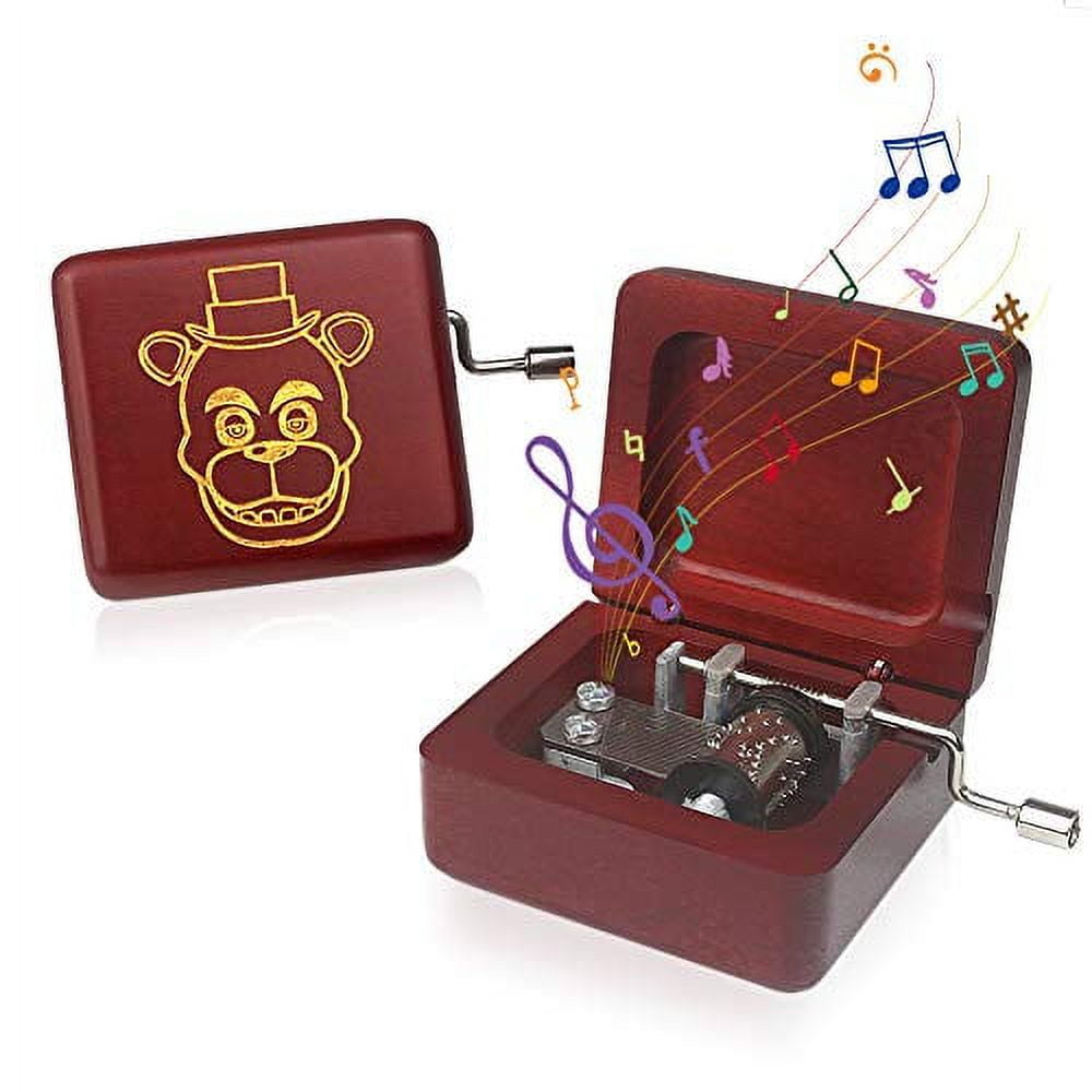 ROSIKING Wooden Music Box,Hand Crank Classic Antique Carved Wood ...