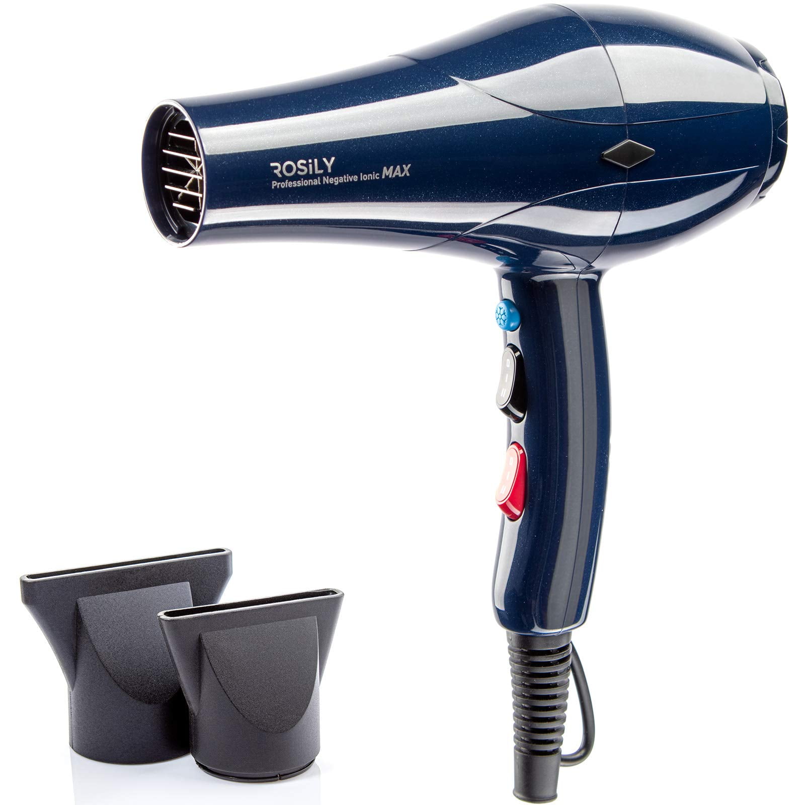ROSILY Professional 2200W Ionic Ceramic Hair Dryer | Fast Drying Salon ...