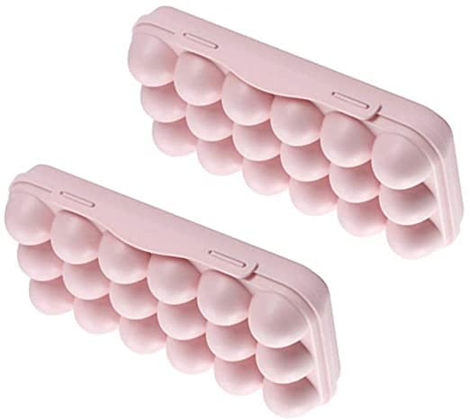 ROSLYN 18 Grid Deviled Egg Storage Box with Lid Egg Preservation Box ...