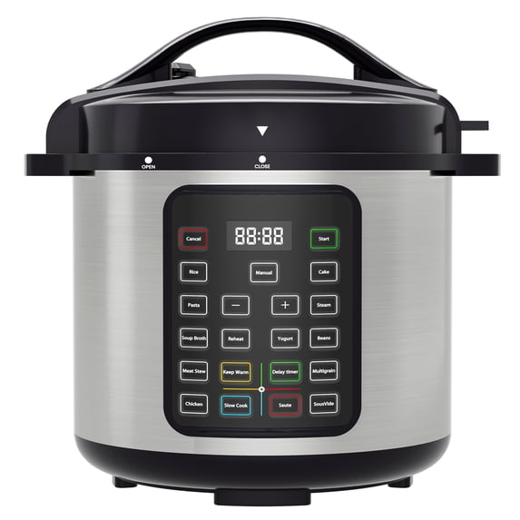 ROSVOVO 16-in-1 Electric Pressure Cooker 8 QT - Stainless Steel Multi ...