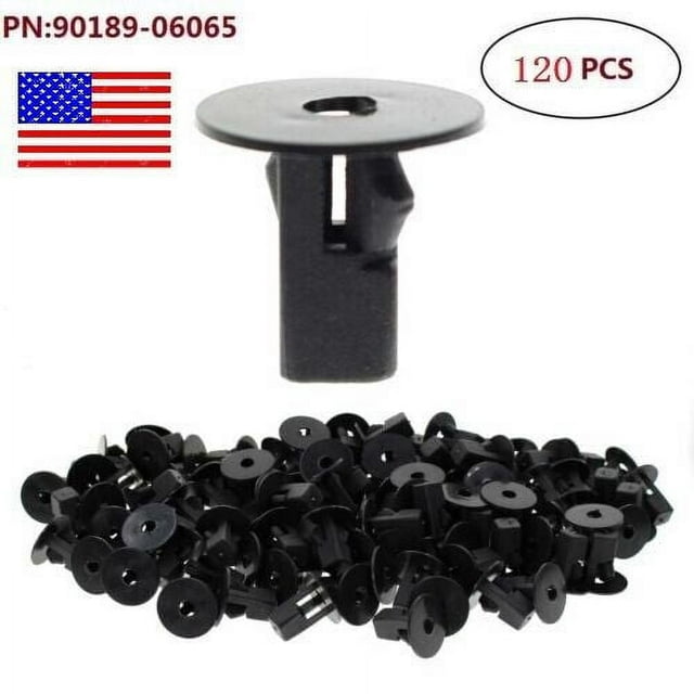 ROSY PIXEL 120Pcs Auto Car Fender Bumper Retainer Rivet Clips for ...