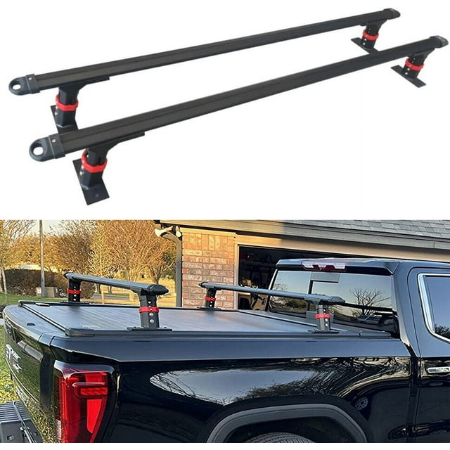 ROSY PIXEL Pick-up Truck Ladder Rack Tonneau Cover fit for Nissan ...