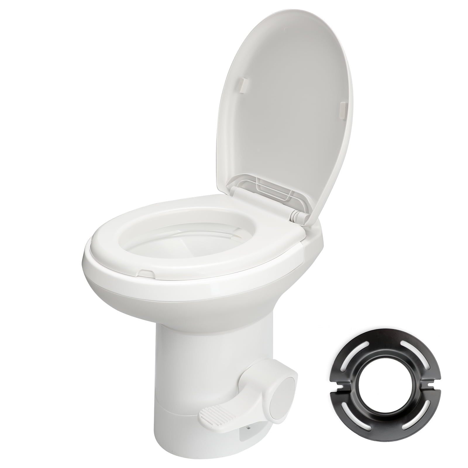 ROSYNEY Portable RV Toilet with Pedal Flush, 18.9" Standard Height ...