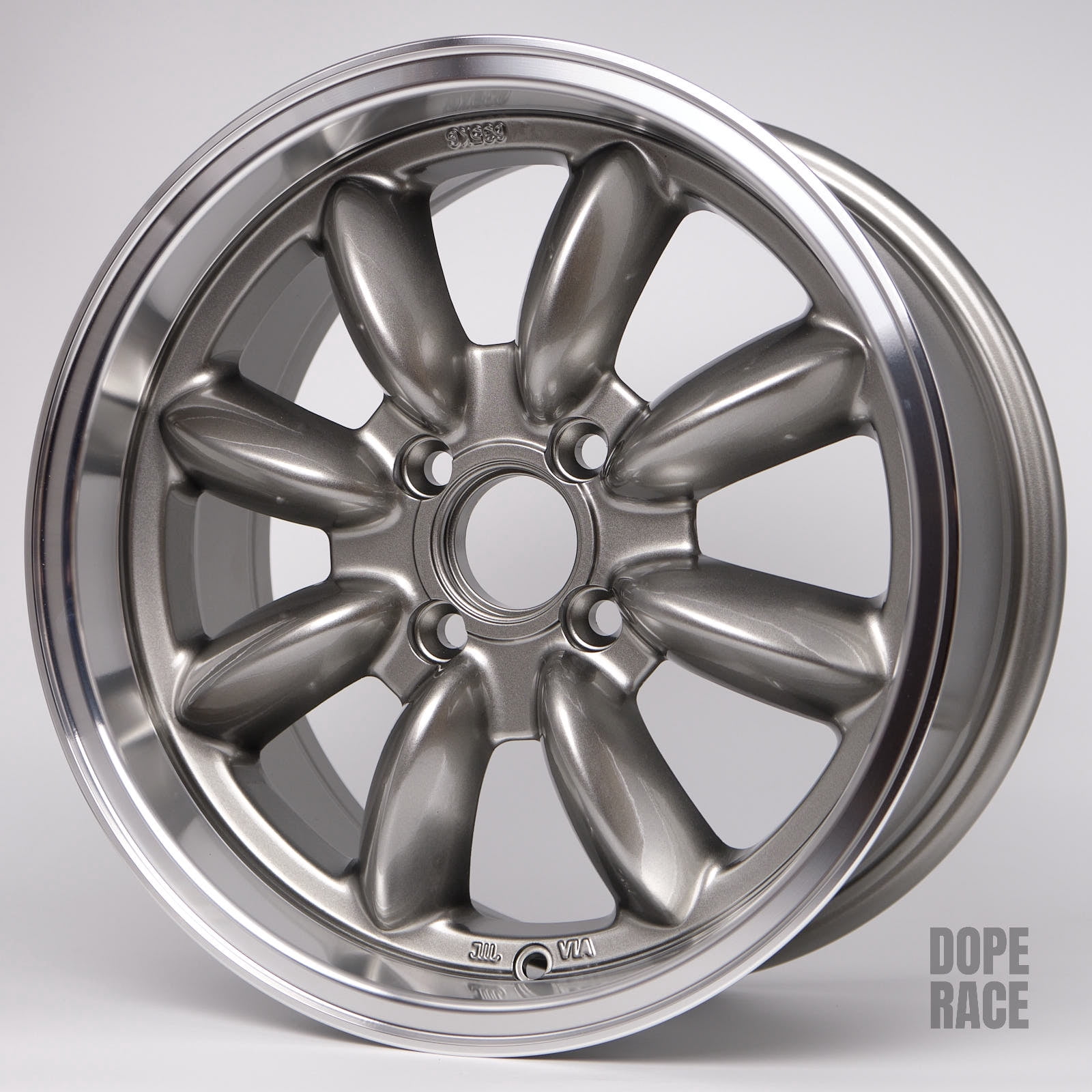 ROTA RB (15X7 ET25 4X100 57.1 Hub) ROYAL STEEL GRAY Wheel Rim - Walmart.com
