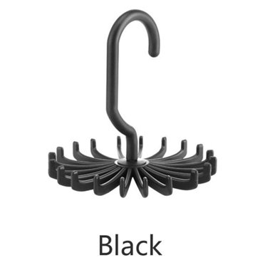 Closet Complete 2pk Rotating Hanger, Black Hook Twirling Tie Rack, Belt ...