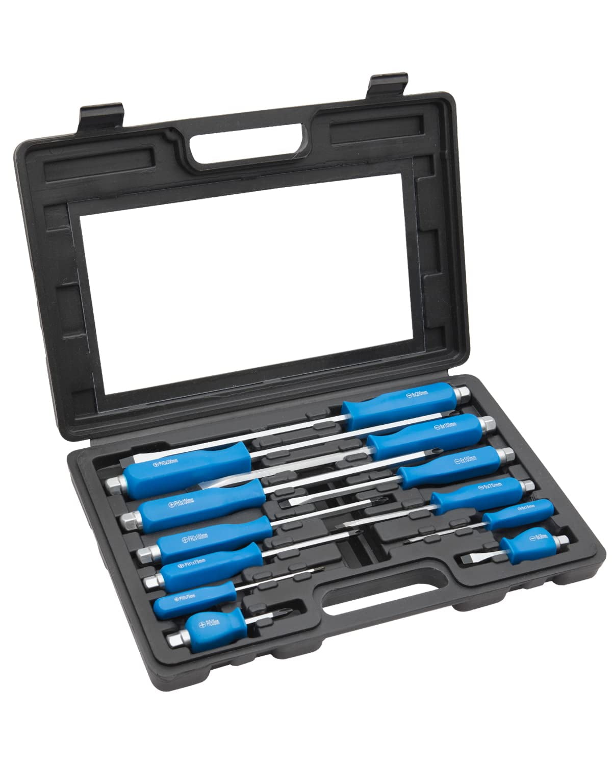 ROTATION 12PCS Magnetic Go-Thru Screwdriver Set, 6 Phillips and 6 Flat ...