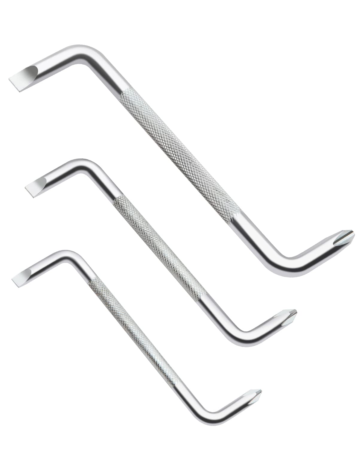 ROTATION 3pcs Offset Screwdriver Set, Head Screwdriver Set with ...