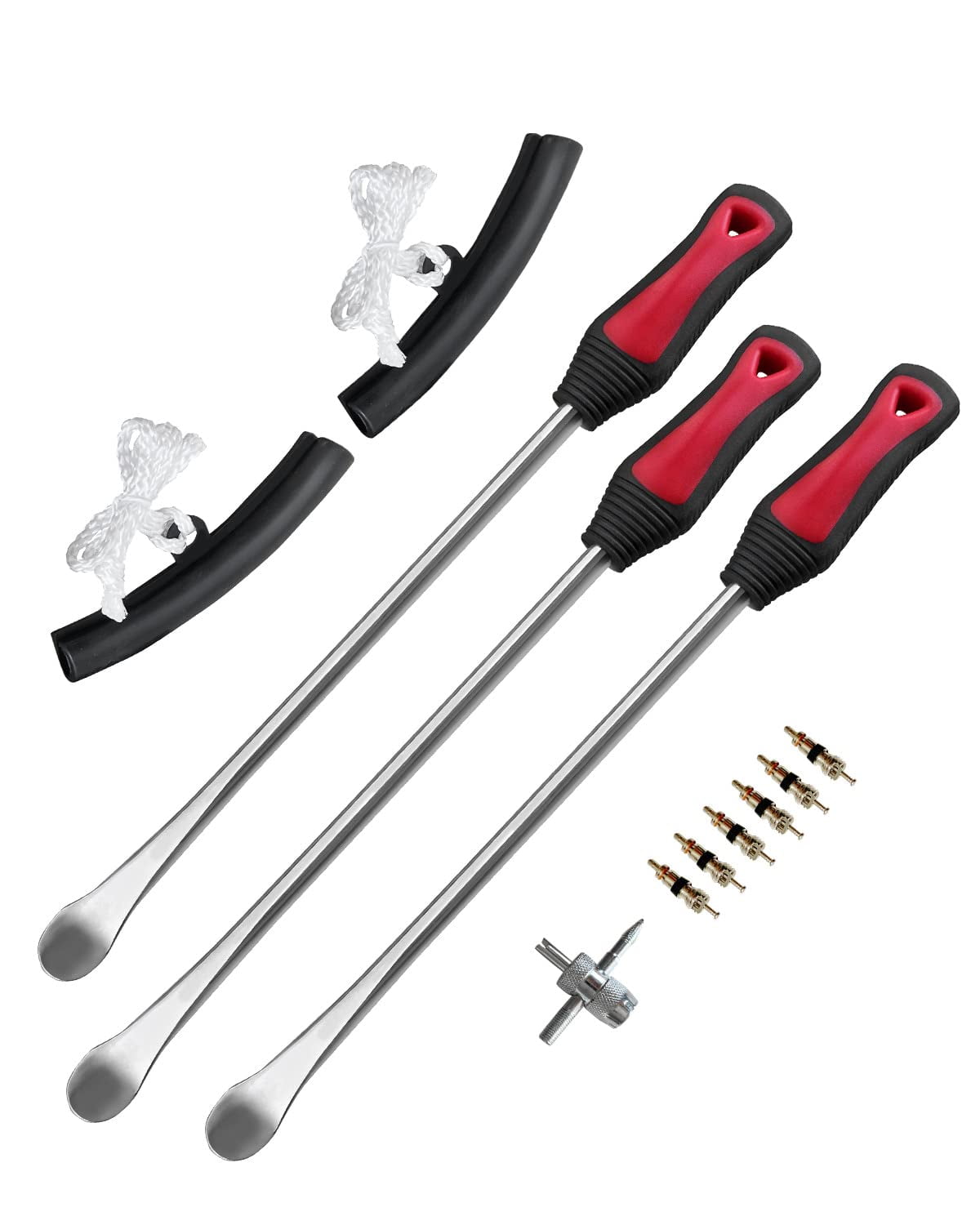 ROTATION Tire Lever Iron Tool Kit, 14.5 inch Steel, Professional Tire ...