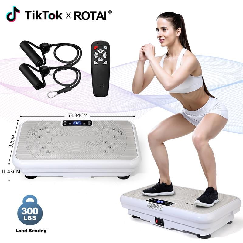 ROTAl Vibration Plate Exercise Machine 300 lbs Machine Whole Body ...