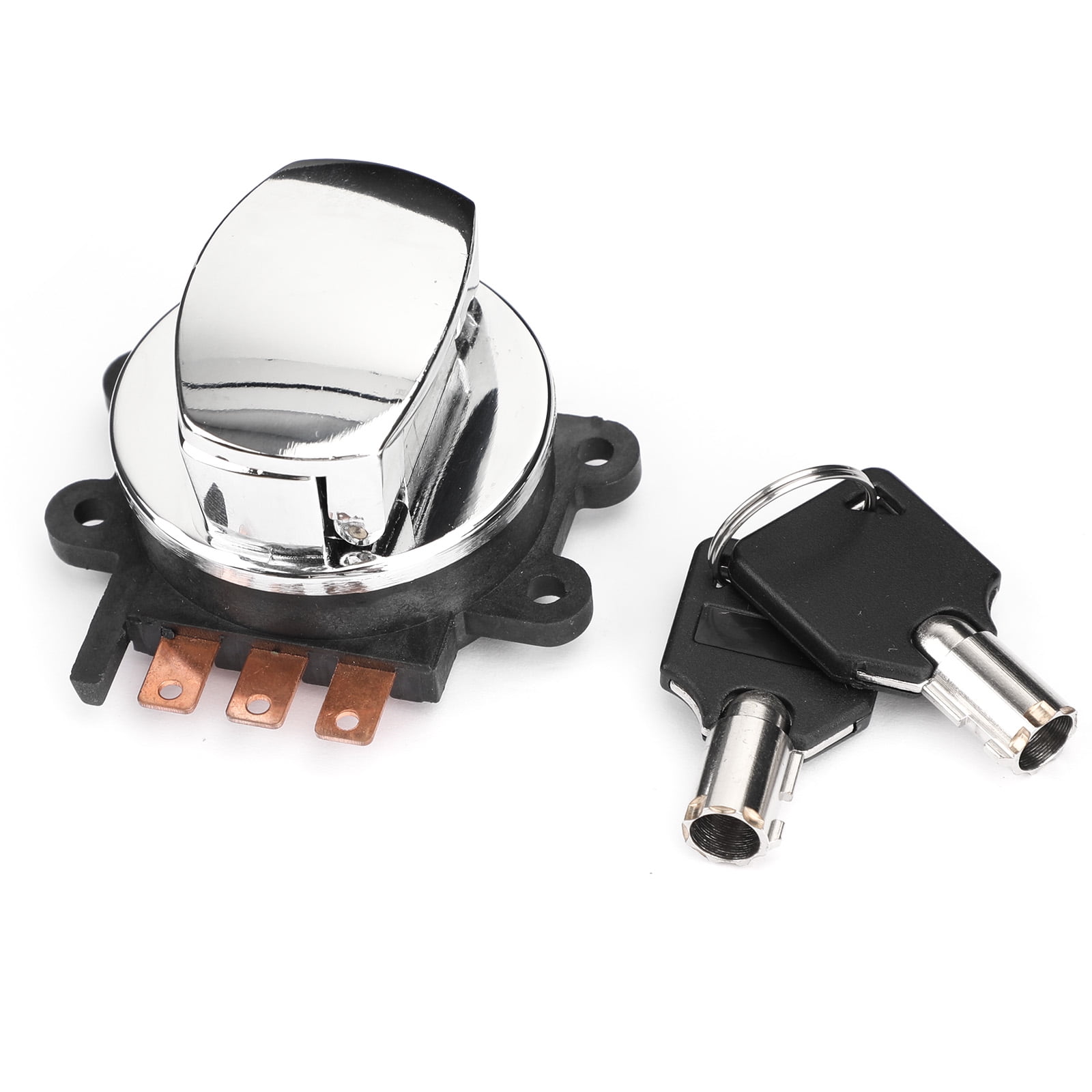 ROUND IGNITION SWITCH w/ KEYS for DYNA SOFTAIL ROAD KING 71501-93 / ...