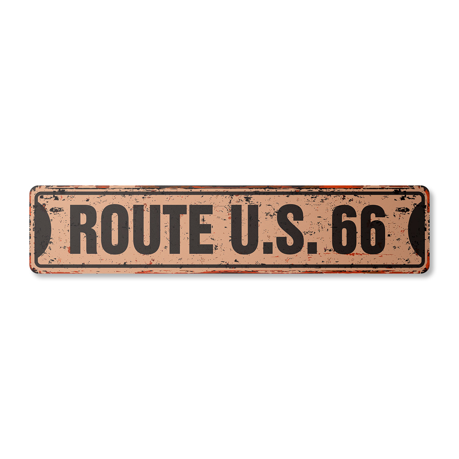ROUTE 66 Vintage Aluminum Street Sign new u.s. us road highway rustic ...