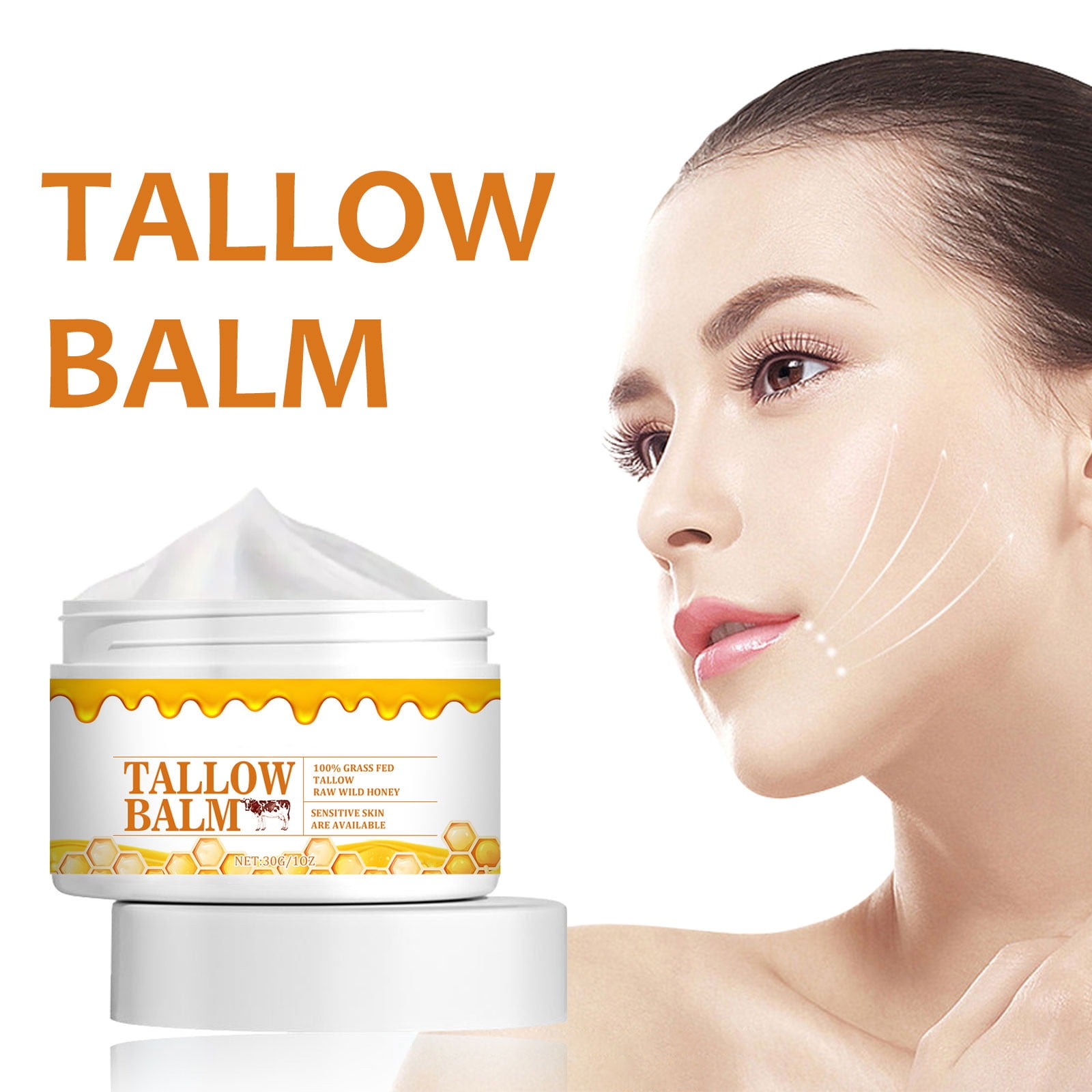 ROUYCD BEEF Tallow Skin 60g Beef Neck Fed Tallow Wild Tallow Face And ...