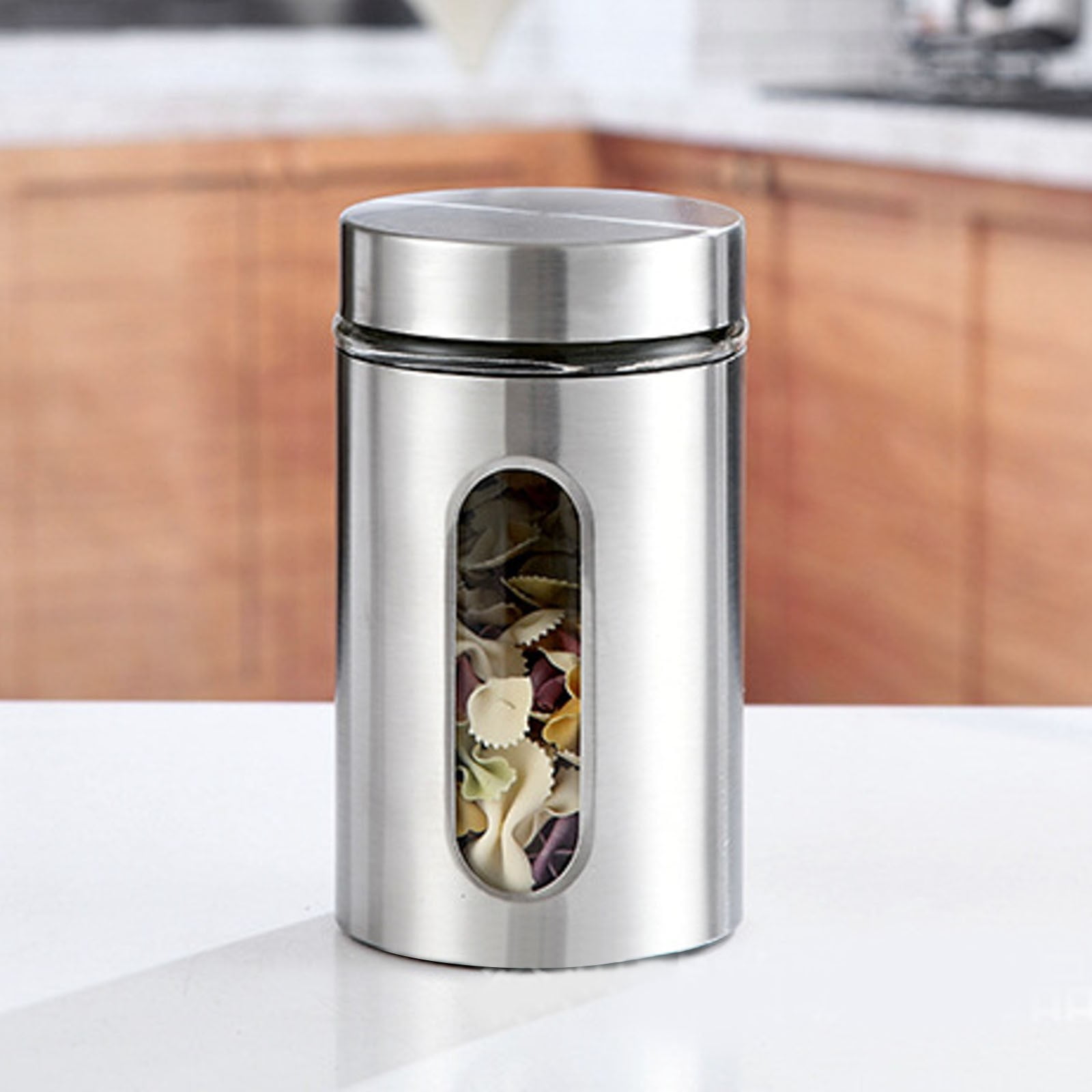 ROUYCD Stainless Steel Storage Tank Coffee Sealed Storage Tank Dry ...