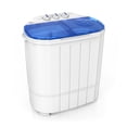 ROVSUN 11LBS Portable Washer & Dryer, Electric Mini Twin Tub, Ideal for ...
