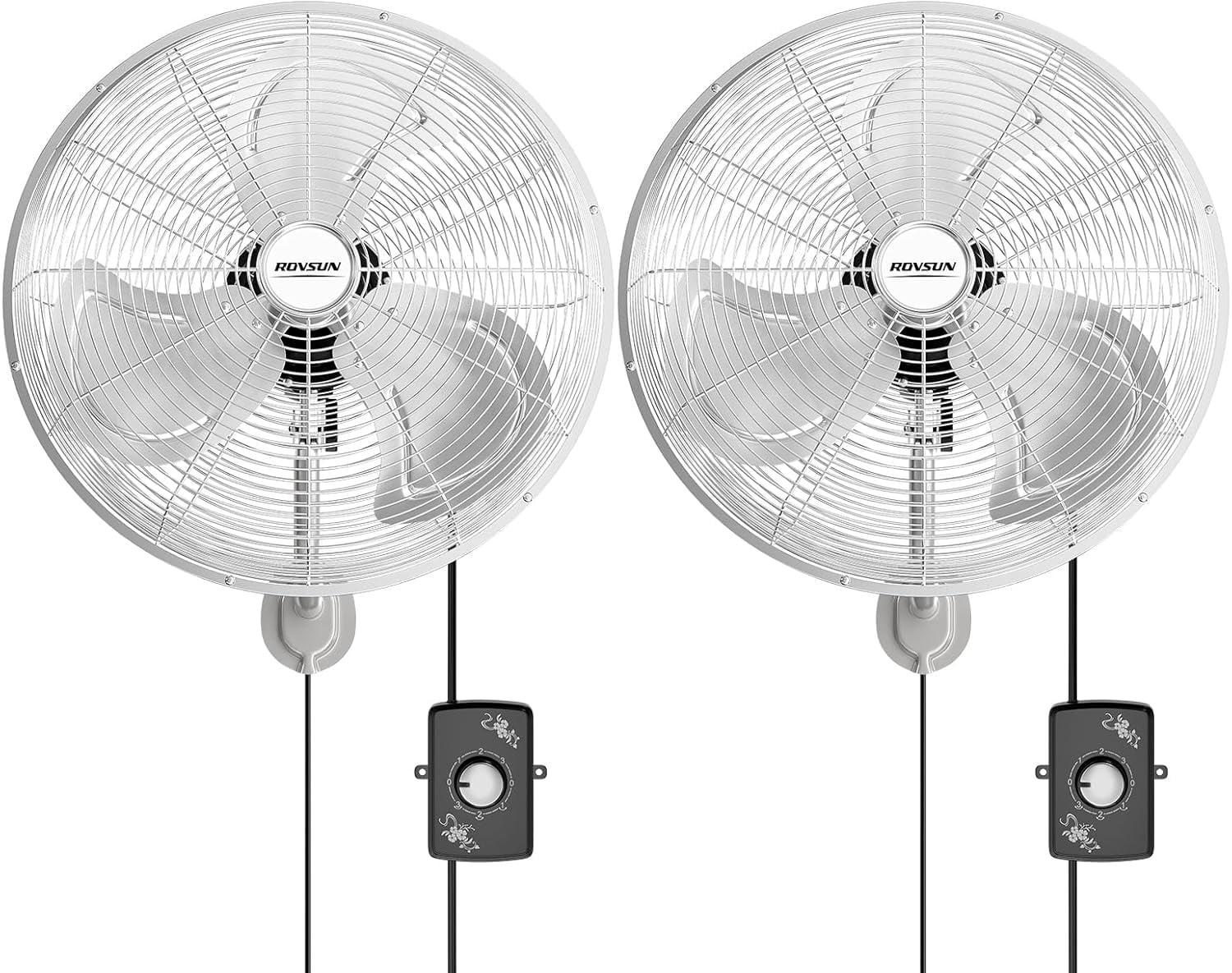 VINGLI 18" Industrial Wall Mounted Fan, High Velocity Wall Fan ...