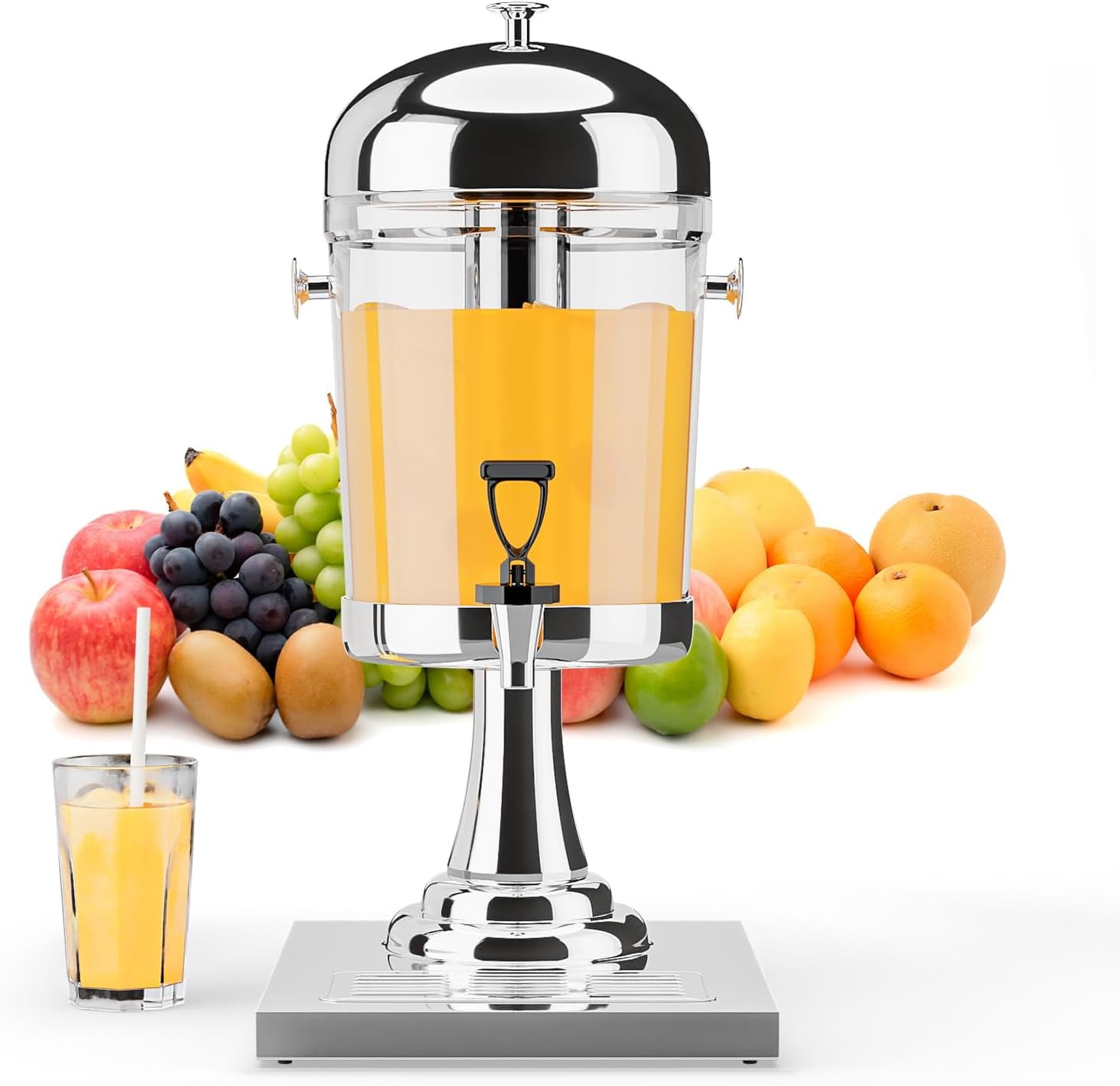 ROVSUN 2.2 Gallon/ 8.3L Beverage Dispenser, Drink Dispenser Water Juice ...