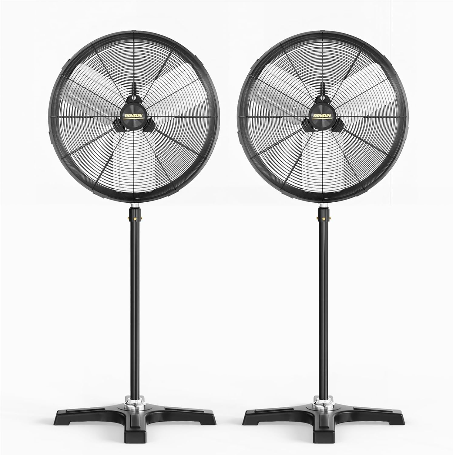 VINGLI 20 Inch Industrial Standing Fan, 5000CFM High Velocity Pedestal ...