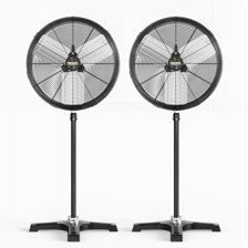 Garrison 3-Speed Industrial Oscillating Pedestal Fan, 24 In., 7,700 Cfm ...
