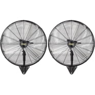 24” Industrial High Velocity Wall Mount Fan, 8000 CFM, 3-Speed ...