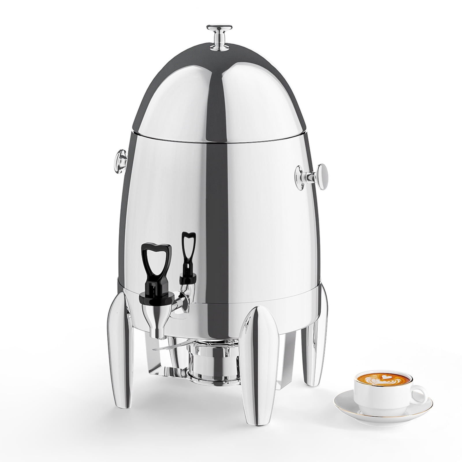 ROVSUN 3 Gallon/12L Beverage Dispenser, Stainless Steel Coffee Chafer ...