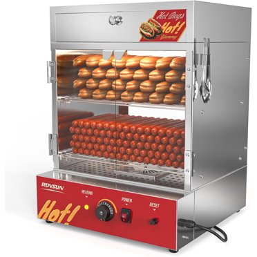 30 Hot Dog Roller Machine- 11 Rollers, Hotdog or Sausage Grill ...