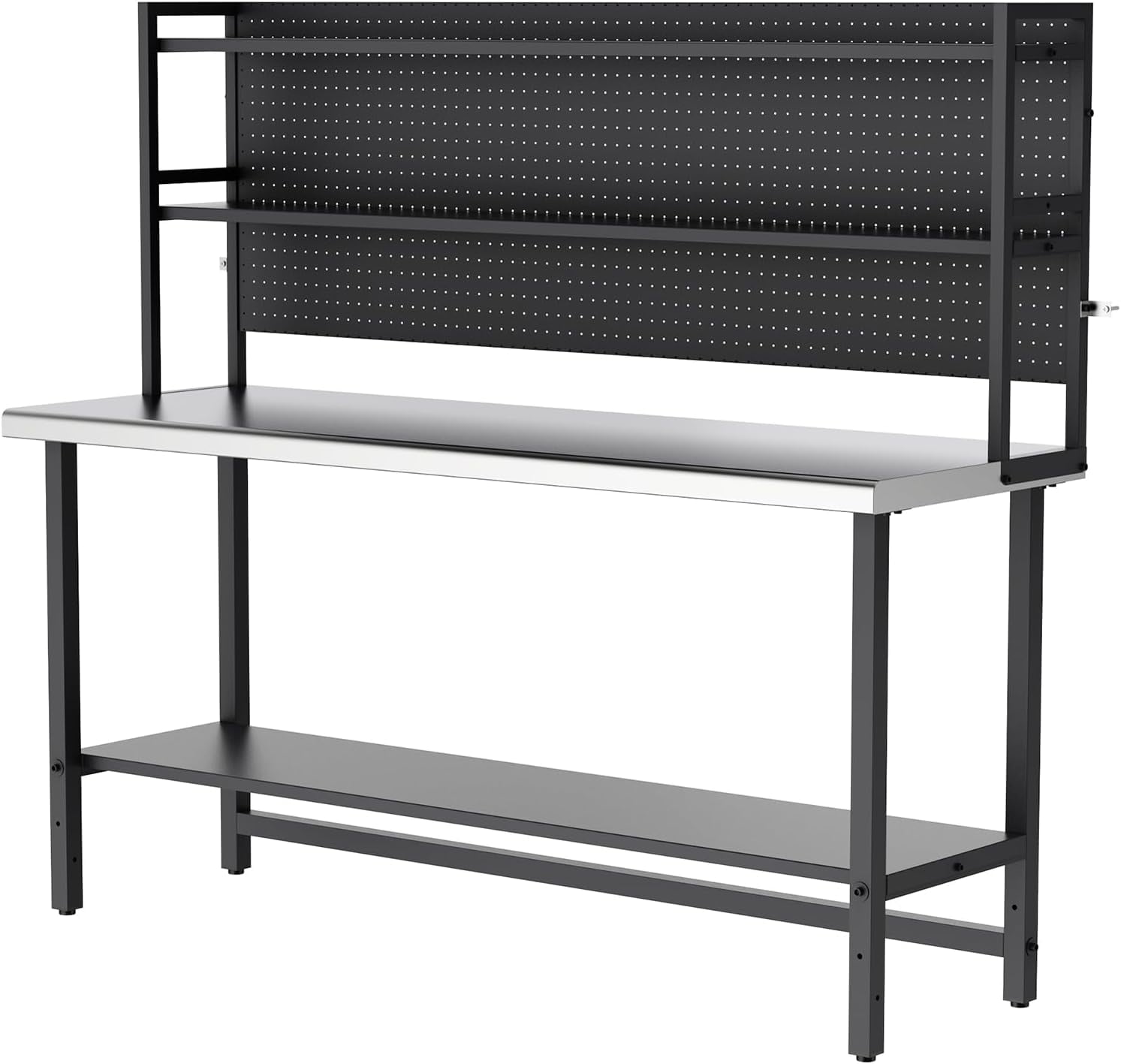 ROVSUN 72''x24'' Stainless Steel Prep Table with 2-Tier Shelves ...