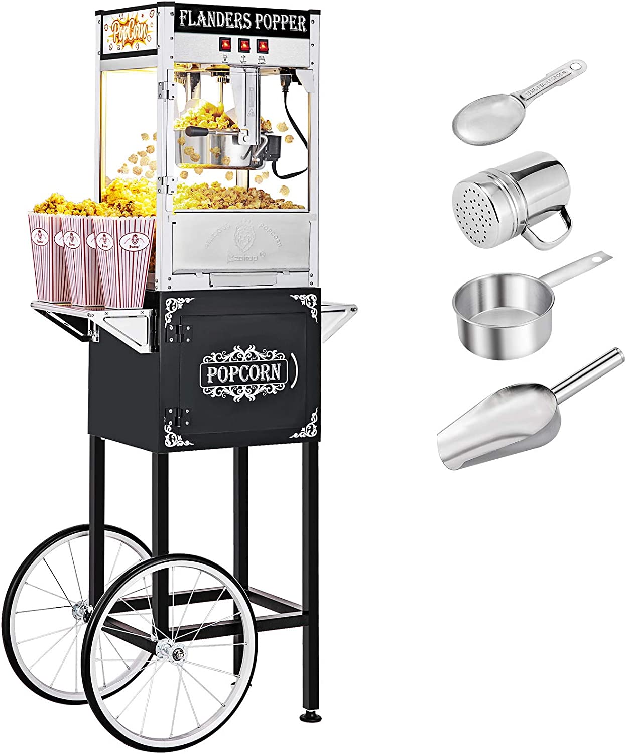 Shop Great Northern Popcorn Pasadena Popcorn Popper Machine with Cart ...