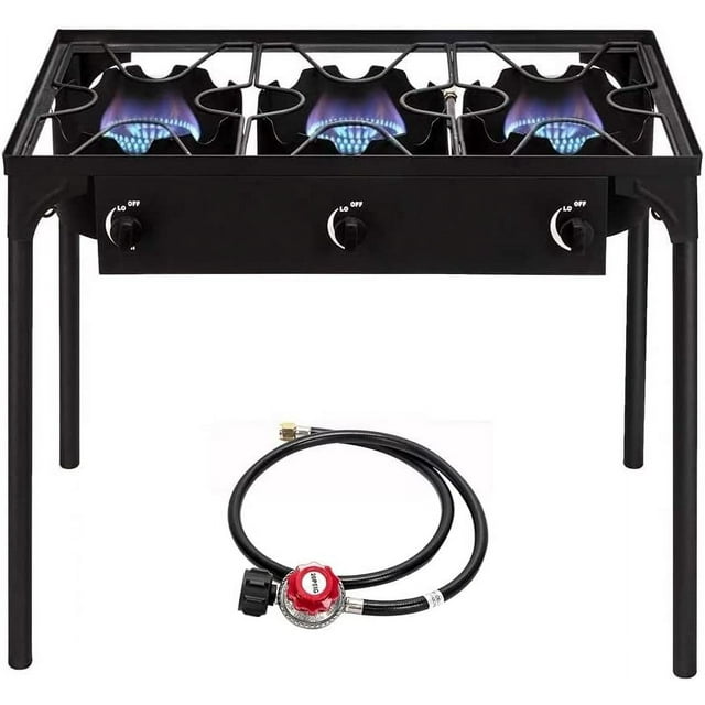 ROVSUN Portable Propane Stove, Heavy Duty Iron Cast Large Outside ...