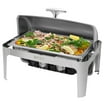 Winware Madison 8qt Buffet Food Serving Chafer Set, Roll-Top, Full-Size ...