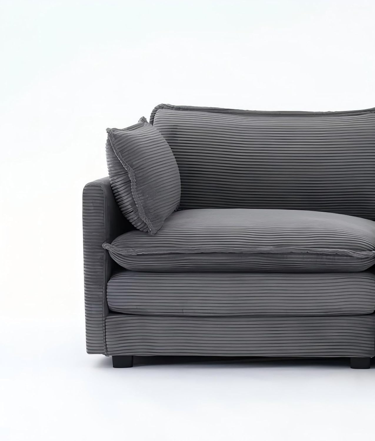 ROWHY Armrests for Modular Sectional Couch, Set of 2 Corduroy Left and ...