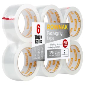 Heavy-Duty Packing Tape, 6 Rolls, 1.88 Inches Wide x 80 Yards Each ...