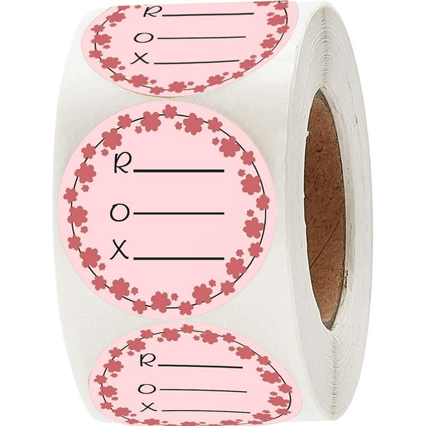 ROX Received, Opened and Expires Labels,Food Delivery stickers 1.5 Inch ...