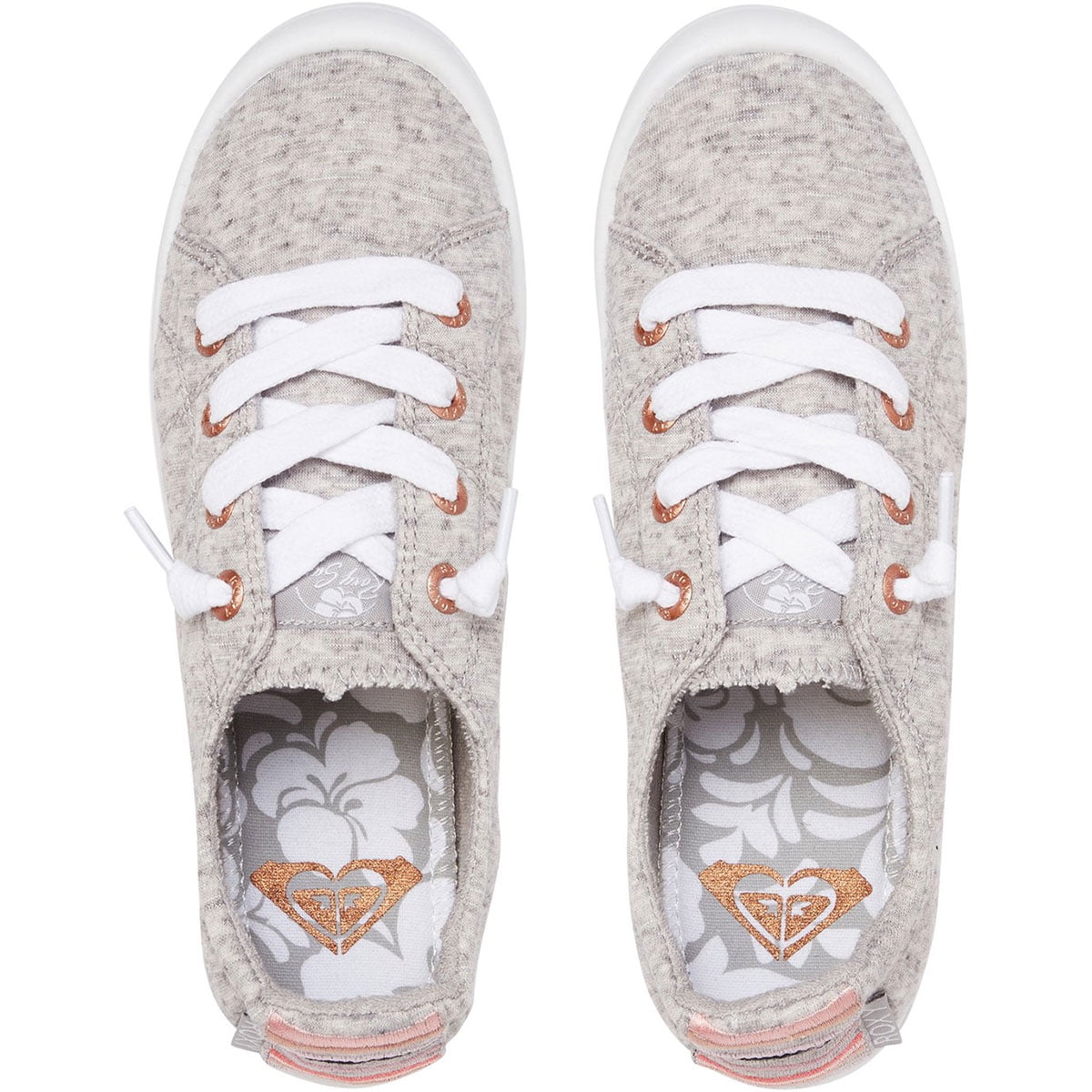 ROXY Women's Bayshore Lace-Up Shoe Dark Grey - ARJS600418-SM2 - Walmart.com