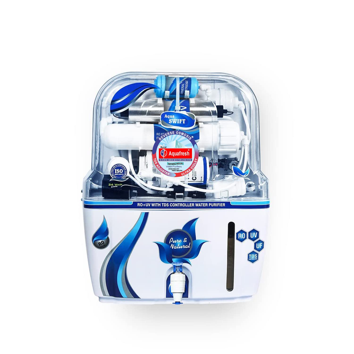 ROYAL AQUAFRESH Aqua Swift 12L ROUVUFTDS 14 Layer Water Purifier With ...